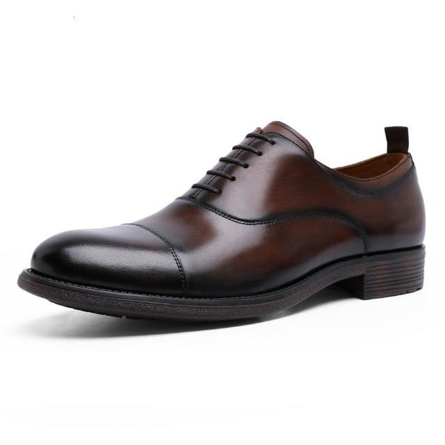 Angelo Ricci™ Gentleman Retro Patent Leather Oxford