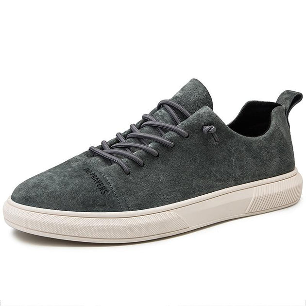 Angelo Ricci™ Designer British Style Suede Leather Sneakers